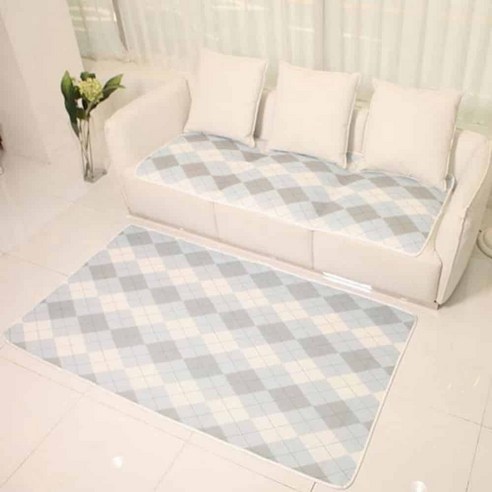 쇼파토퍼 쇼파커버 3D 쇼파 매트 블루sjl1+9gLV - 쿨매트 | 쿠팡