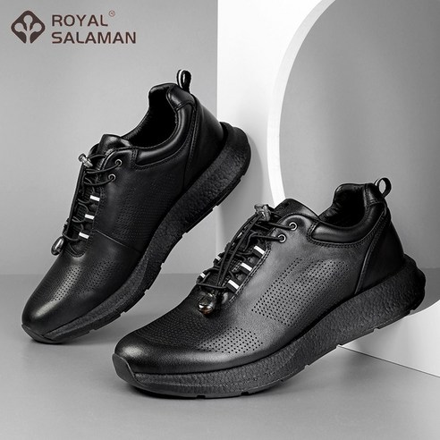 ROYAL SALAMAN 남성 천연소가죽 프리미엄 캐주얼화 소프트 효도화 - 컴포트/효도화 | 쿠팡