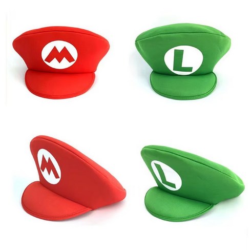 +당일발송+슈퍼 마리오 루이지 캐릭터 모자 웃긴 소품 졸업사진 할로윈 코스튬 파티모자 - 코스튬 | 쿠팡