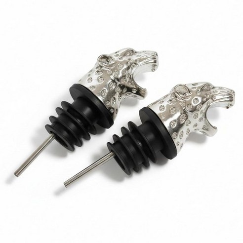 SMOKEY COCKTAIL Jaguar 음료 푸어러 2개 팩 - 주류 와인 및 칵테일용 병 푸어러 홈 바 및 바텐딩용 바 푸어 ...