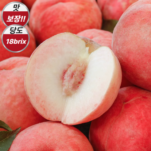 [프리미엄] 18brix 꿀당도 대극천 복숭아 - 복숭아 | 쿠팡