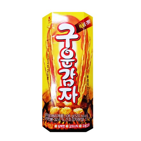 '해태 구운감자 108g x 3통 / 스틱과자 간식, 108g, 3개' 최저가 검색, 최저가 12,500원 - 할인 알림