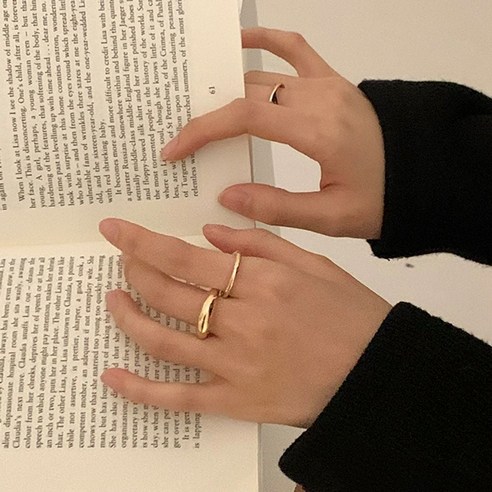 Simple set ring R 26 lee+3618nP - 반지 | 쿠팡