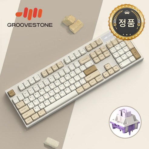 엠스톤 그루브스톤 GV10 인절미 GA 저소음밀키축 38G 예쁜 풀윤활 사무실 사무용 키보드 - 유선키보드 | 쿠팡
