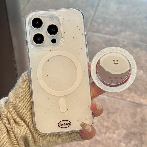 귀여운 스마트톡 SET 잉크 도트 맥세이프 호환 아이폰 케이스 - BAR형 | 쿠팡