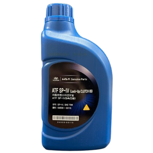 6단전용 자동트랜스미션오일 (6속 ATF SP) 0450000115 (75W)(1L) 현대모비스순정품, 04500-0011 ...